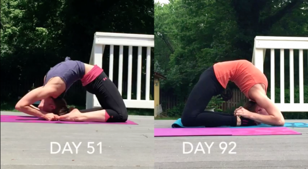 100 Day Challenge 2 | Contortion Flexibility | Before and After ...