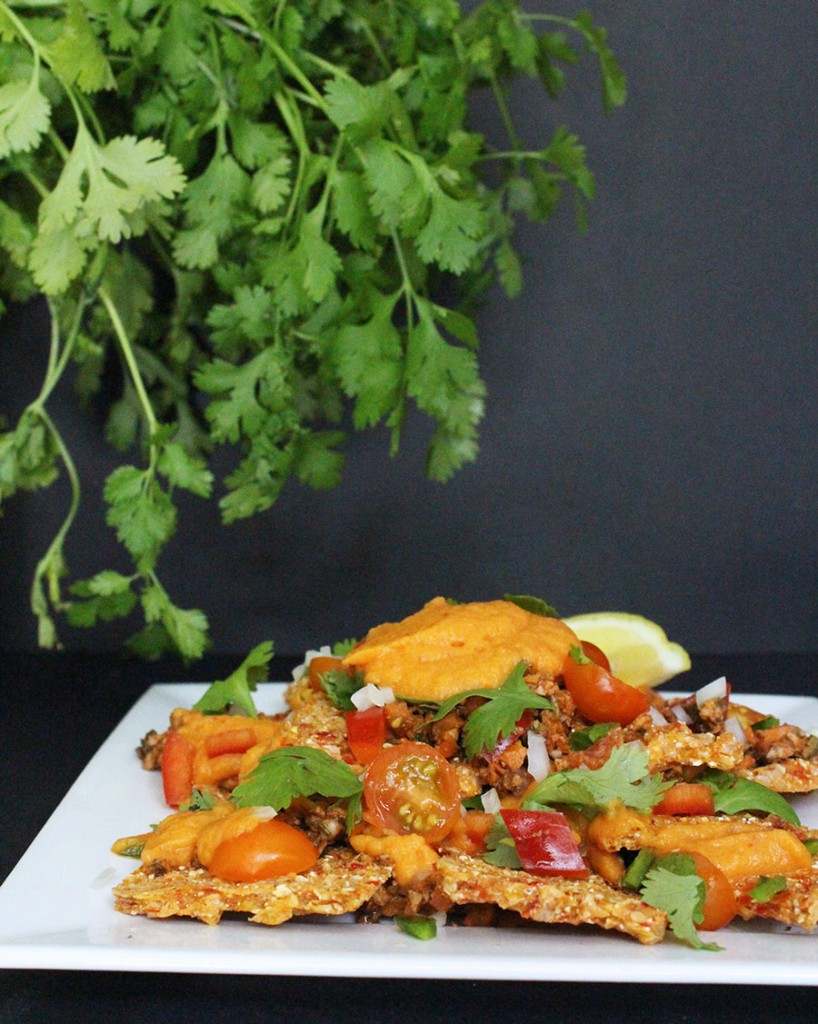 Raw Vegan Nachos with Zucchini Nacho Cheese | Amanda Nicole Smith
