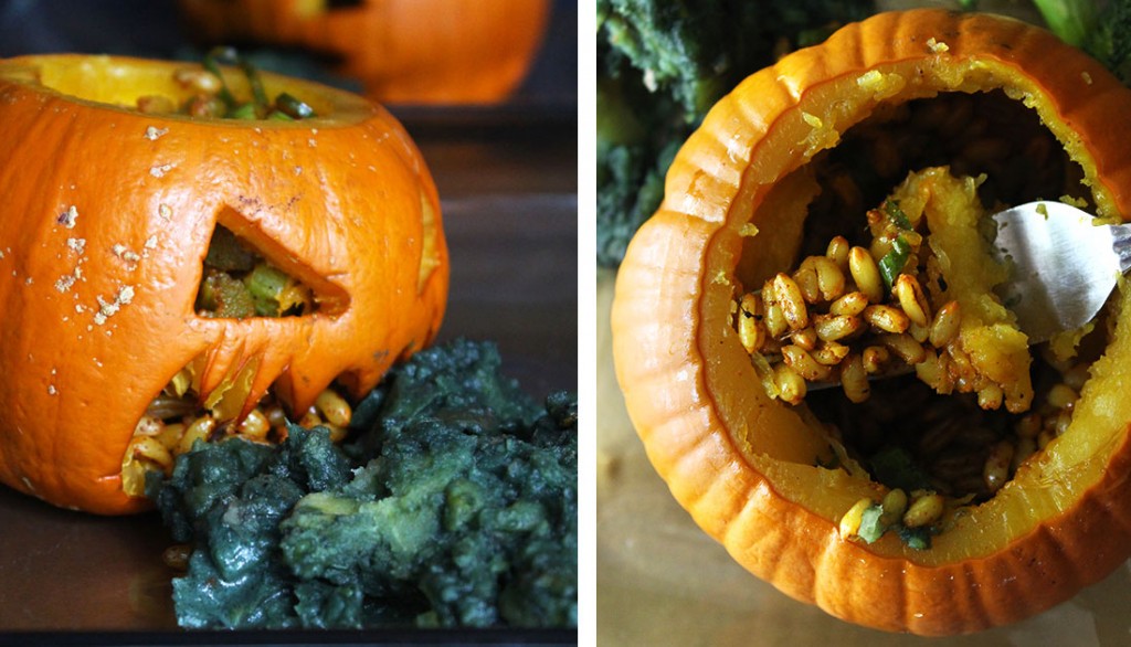 Halloween Pumpkin Bowls with Maggots and Vomit | Amanda Nicole Smith