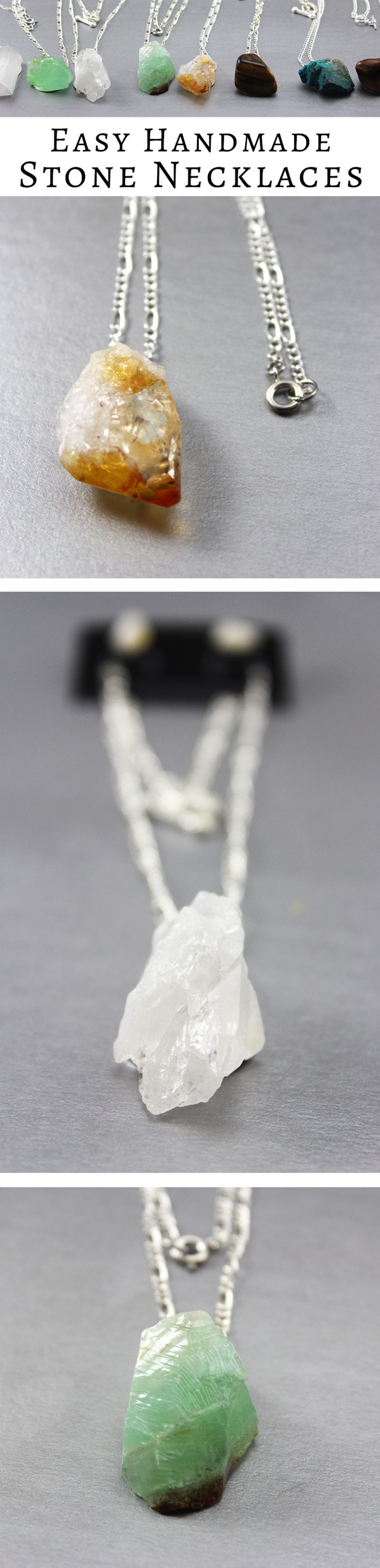 Gift Idea | Easy Handmade Stone Jewelry | Amanda Nicole Smith