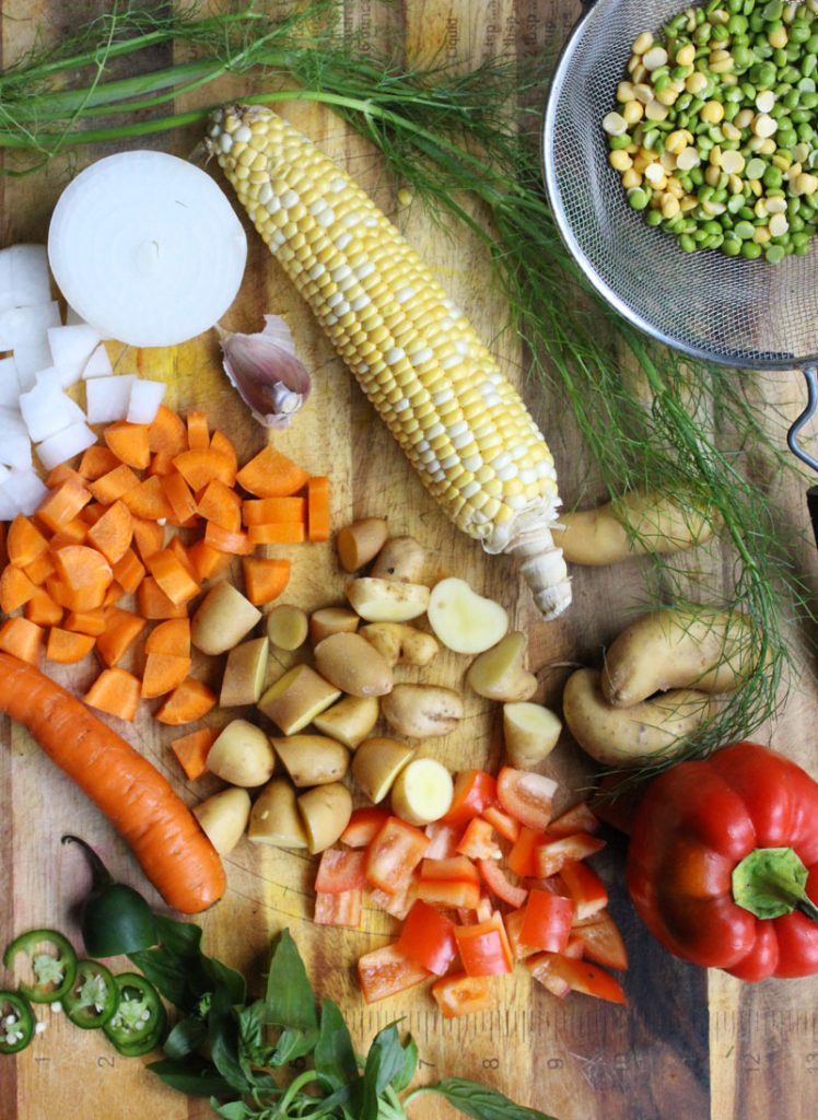 Country Rice, Veggies & Chia Seed Gravy | Amanda Nicole Smith