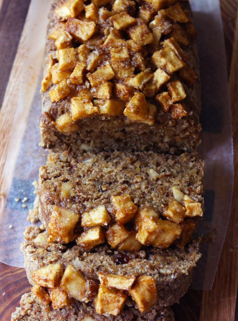 Raw Vegan Cinnamon Apple Bread | Amanda Nicole Smith