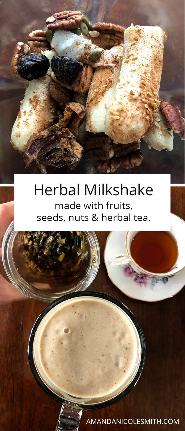 Herbal Milkshake | Vegan | Amanda Nicole Smith